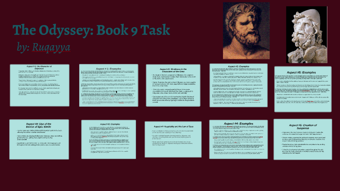 The Odyssey: Book 9 by Ruqayya Siddiqui