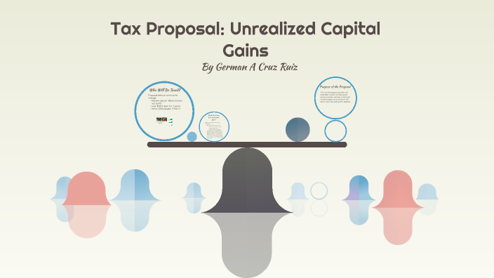 Tax Proposal Tax Unrealized Capital Gains By Alberto Cruz