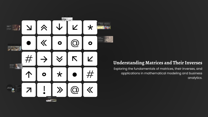 Understanding Matrices and Their Inverses by chhavi Jaiswal on Prezi