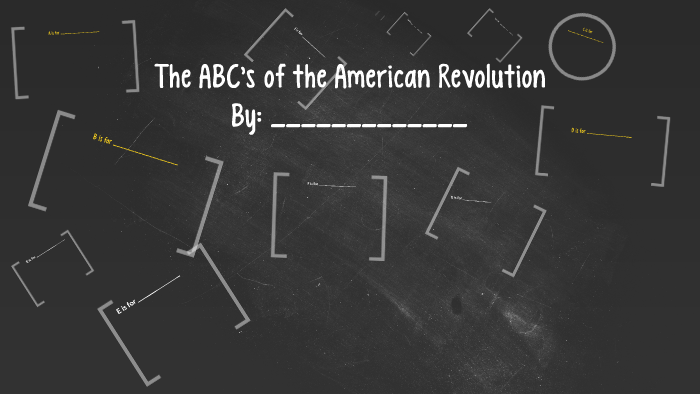 The ABC's of the American Revolution by Missy Little on Prezi