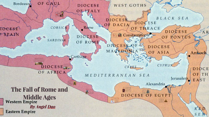 Fall of Rome and the Middle Ages by Angel Dao on Prezi
