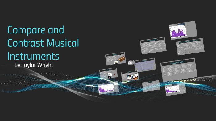 Compare and Contrast of Musical Instruments by Taylor Wright on Prezi