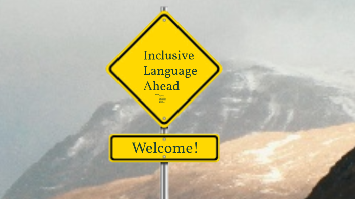 Inclusive Language by group 01 on Prezi