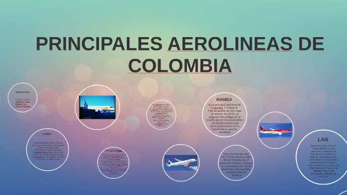 AEROLINEAS PRINCIPALES DE COLOMBIA by Katherine Lopez on Prezi