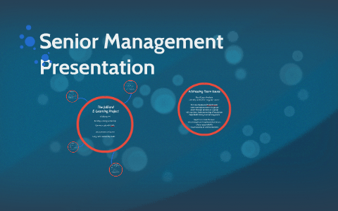 Senior Management Presentation by Evan Combs on Prezi
