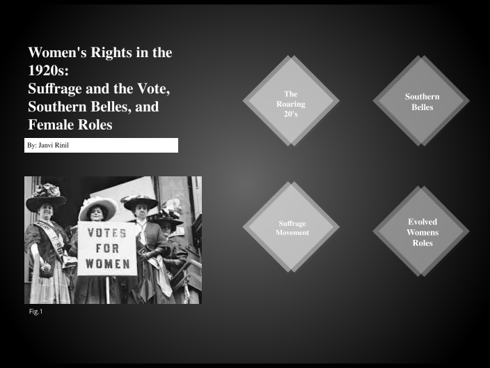 Women's Rights in the 1920s: Suffrage and the Vote, Southern Belles ...
