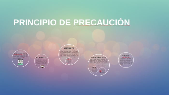 PRINCIPIO DE PRECAUCION by veronica vanegas correal on Prezi
