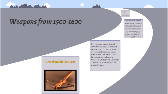 Weapons 1500-1600 by Paige Wilson on Prezi