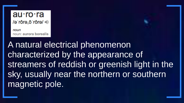 a natural electrical phenomenon characterized by the appeara by jack ...