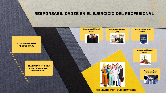 Responsabilidades en el Ejercicio del Profesional by LUIS GRATEROL on Prezi
