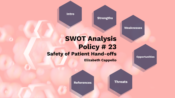 SWOT analysis-Patient Hand-offs by Elizabeth Cappello on Prezi