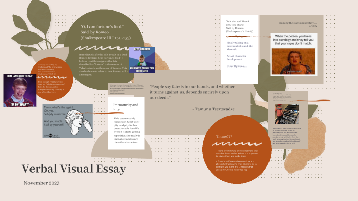 Verbal Visual Essay - Romeo and Juliet by Amritha Archana Karthik on Prezi