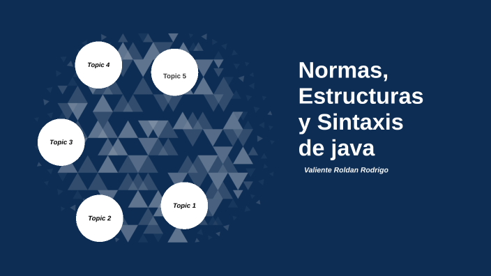 Normas, Estructuras y Sintaxis de java by RODRIGO VALIENTE ROLDAN on Prezi