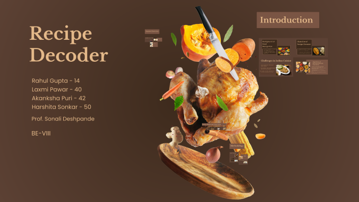 Recipe Decoder by Harshita Sonkar on Prezi
