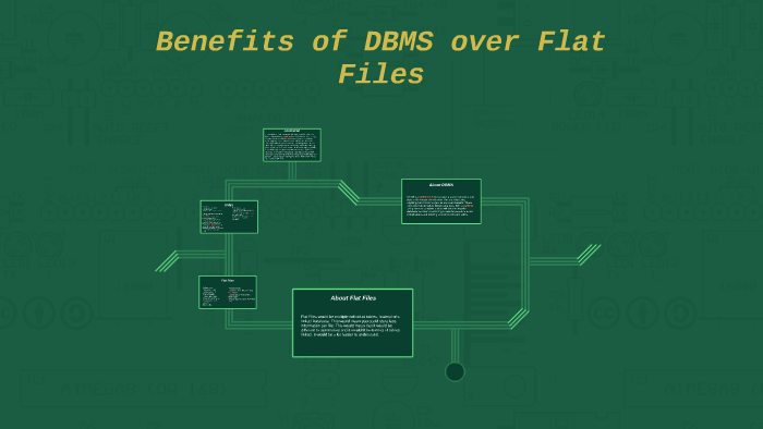 Benefits of DBMS over Flat Files by Liam Moores on Prezi
