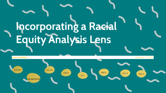 Incorporating a Racial Equity Analysis Lens in How We Work as an ...