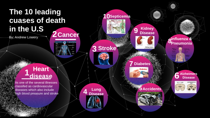 The 10 leading Causes of death in the U.S by andrew lowery on Prezi