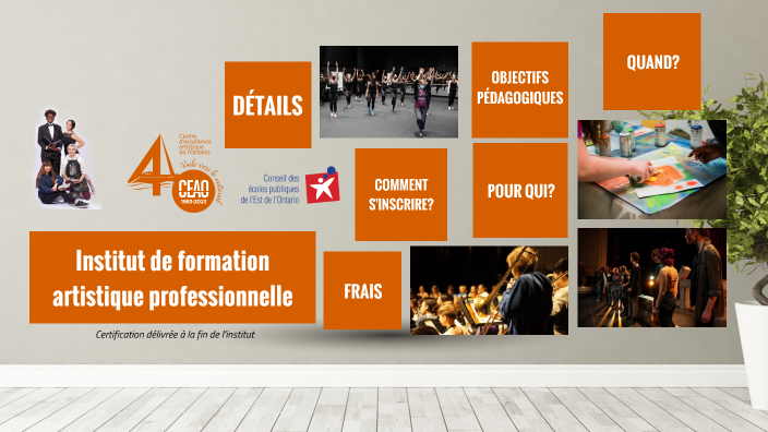 Institut de formation artistique professionnelle 2022 by Centre d ...