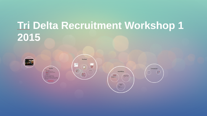Tri Delta Recruitment Workshop 1 by Sharon Zhao on Prezi