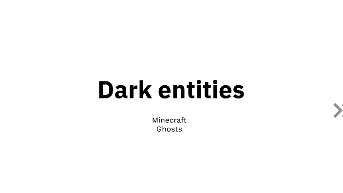 Dark entities by Siddharth A Nair on Prezi