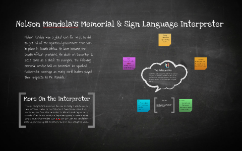 Nelson Mandela & Sign Language Interpreter by T S on Prezi