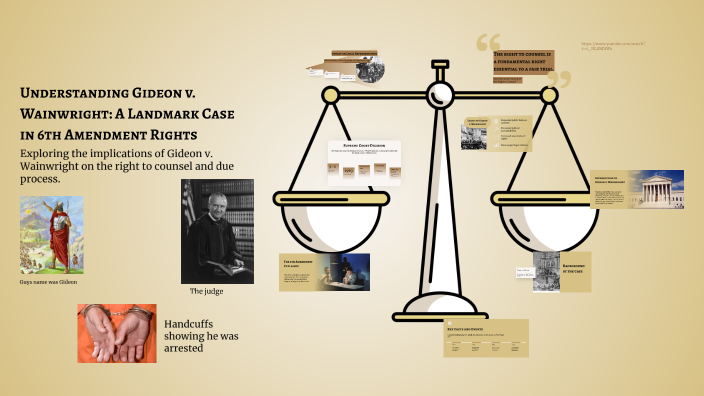 Understanding Gideon v. Wainwright: A Landmark Case in 6th Amendment ...