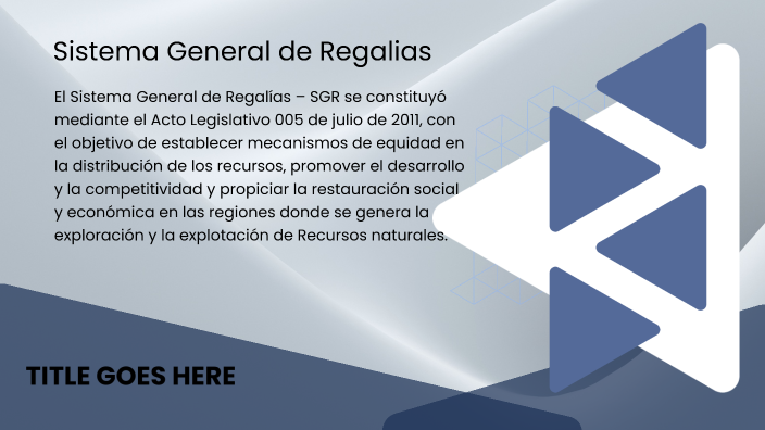 Sistema General de Regalí­as by Miguel Garcia on Prezi