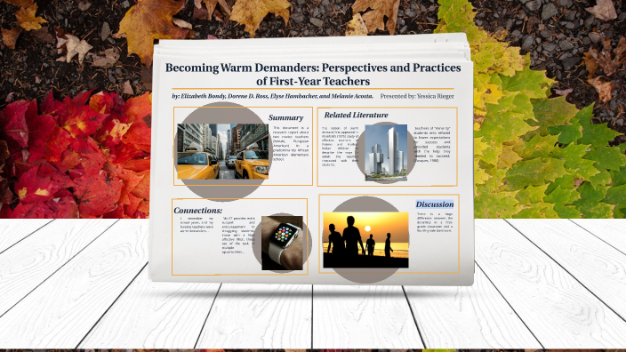 Becoming Warm Demanders: Perspectives and Practices of First-Year ...