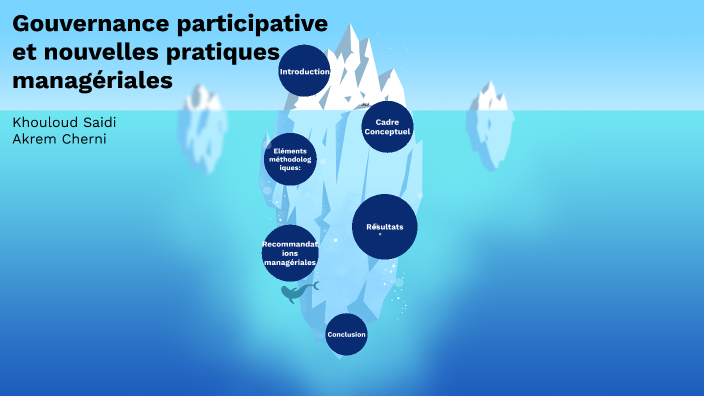 Gouvernance participative et nouvelles pratiques managériales dans un ...