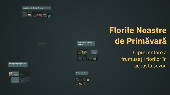 Florile Noastre de Primăvară by DANIEL IONUT DRAGHICI on Prezi