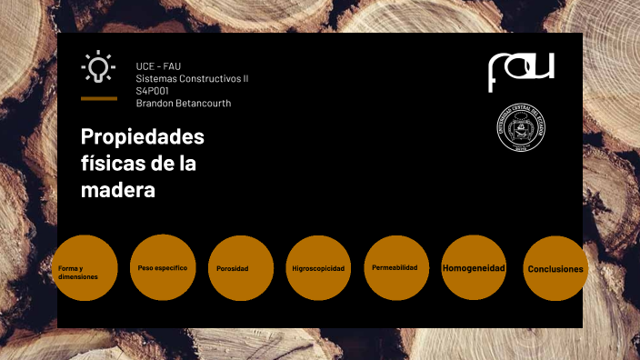 PROPIEDADES FISICAS DE LA MADERA - Brandon Betancourth by Brandon ...