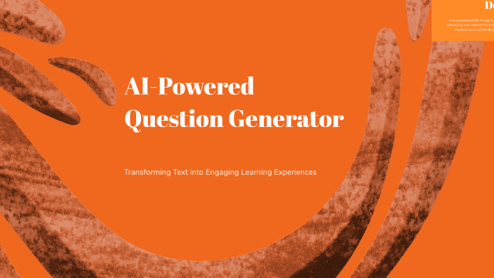 AI-Powered Question Generator by Prajith on Prezi