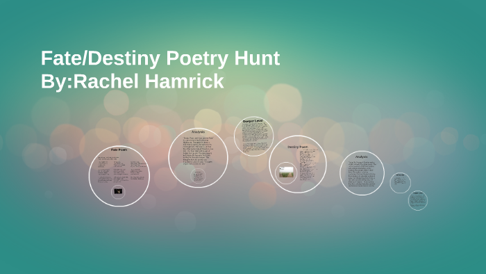 Fate/Destiny Poetry Hunt by Mary Hamrick on Prezi