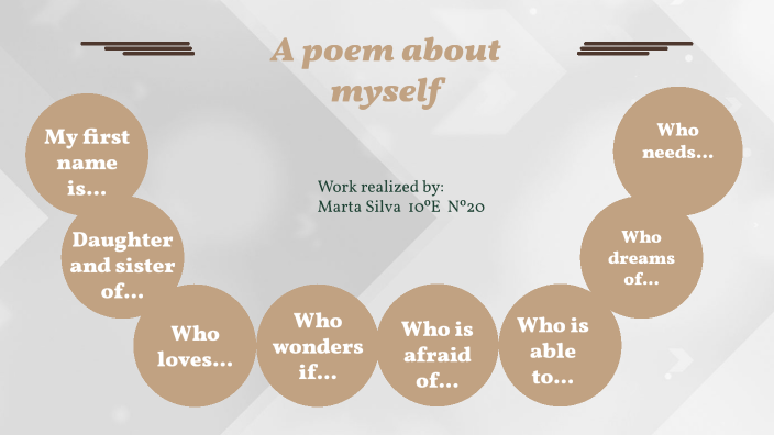 A poem about myself by Marta Silva on Prezi