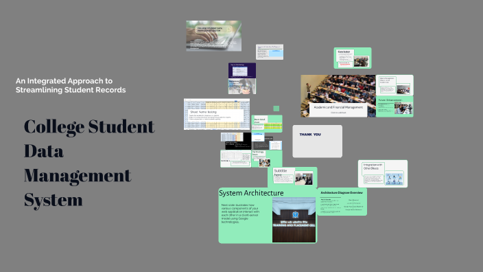 College Student Data Management System by ramneet kaur on Prezi