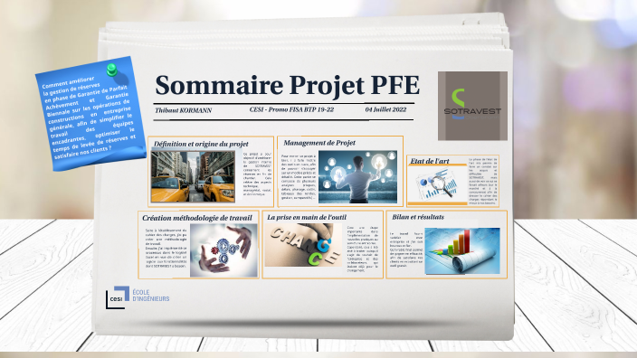 Soutenance PFE by Thibaut KORMANN on Prezi