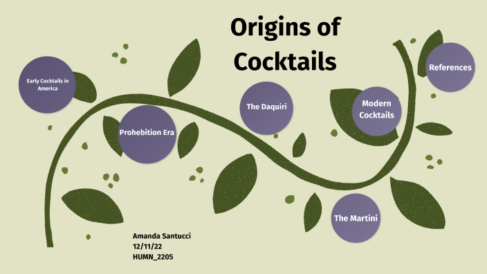 Origins of Cocktails by Amanda Santucci on Prezi