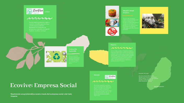 Ecovive: Empresa Social by Enzo Macagno on Prezi