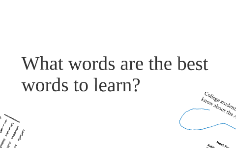 Word Frequency by Patrick Hoggan on Prezi