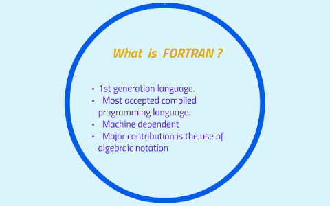 What is FORTRAN ? by පුන්සර Anuradha