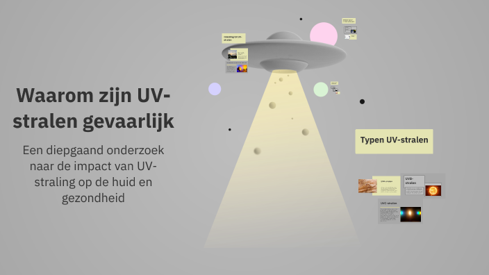 Waarom zijn UV-stralen gevaarlijk by Adam Alsarraj on Prezi