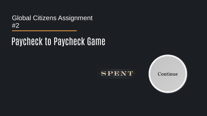 SPENT Game by Fahad I.A on Prezi