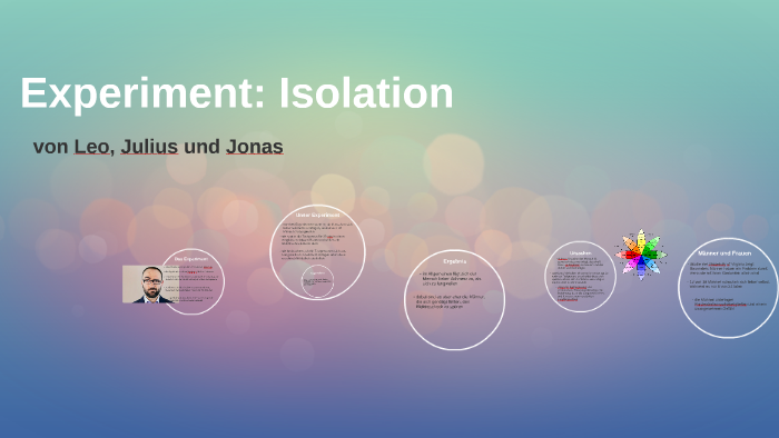Experiment: Isolation by Jonas Quell on Prezi