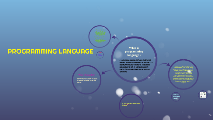 PROGRAMMING LANGUAGE by Lyn jean Maceda on Prezi