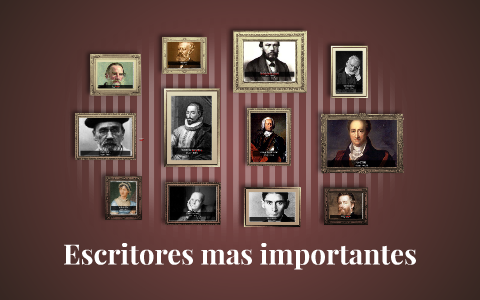 Los escritores mas importantes de la historia by Dallana Moreno ...