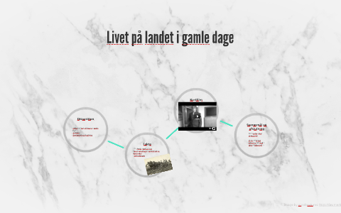 Livet på landet - i gamle dage by Silla Aalstrup on Prezi