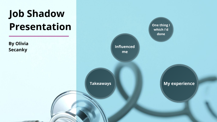 Job shadowing presentation by Olivia Secanky on Prezi