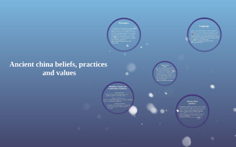Ancient China beliefs, practices and values. by Year 6 2015 on Prezi