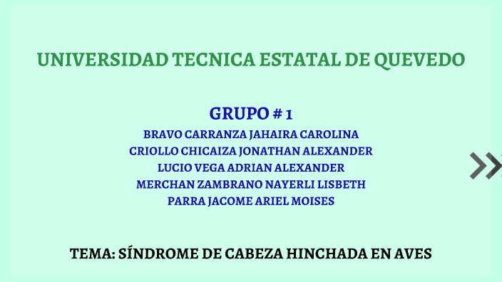 UNIVERSIDAD TECNICA ESTATAL DE QUEVEDO GRUPO # 1 BRAVO CARRANZA JAHAIRA ...
