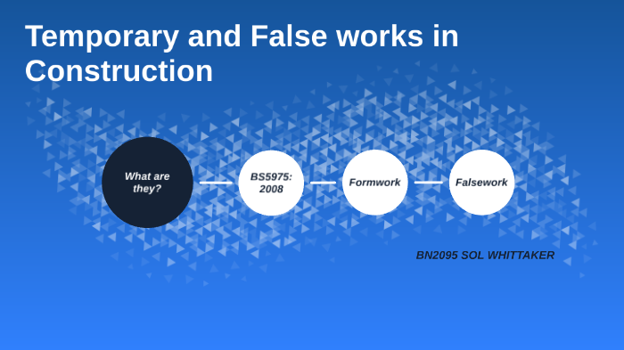 Temporary and False works in Construction by sol whittaker on Prezi